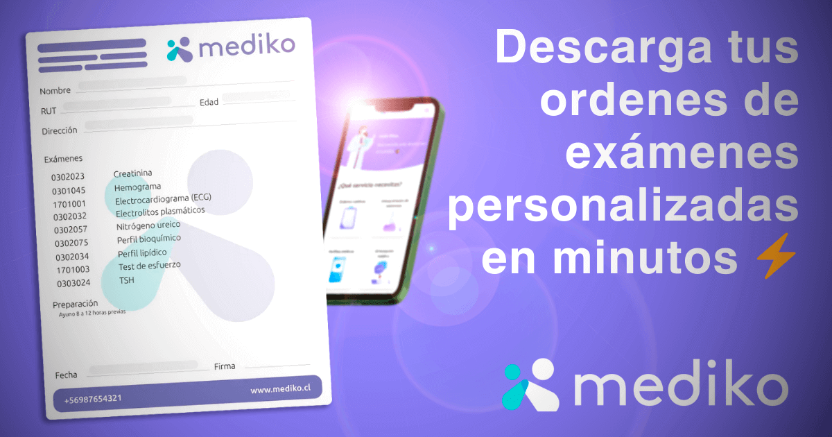 Mediko: Órdenes de exámenes personalizadas para ti